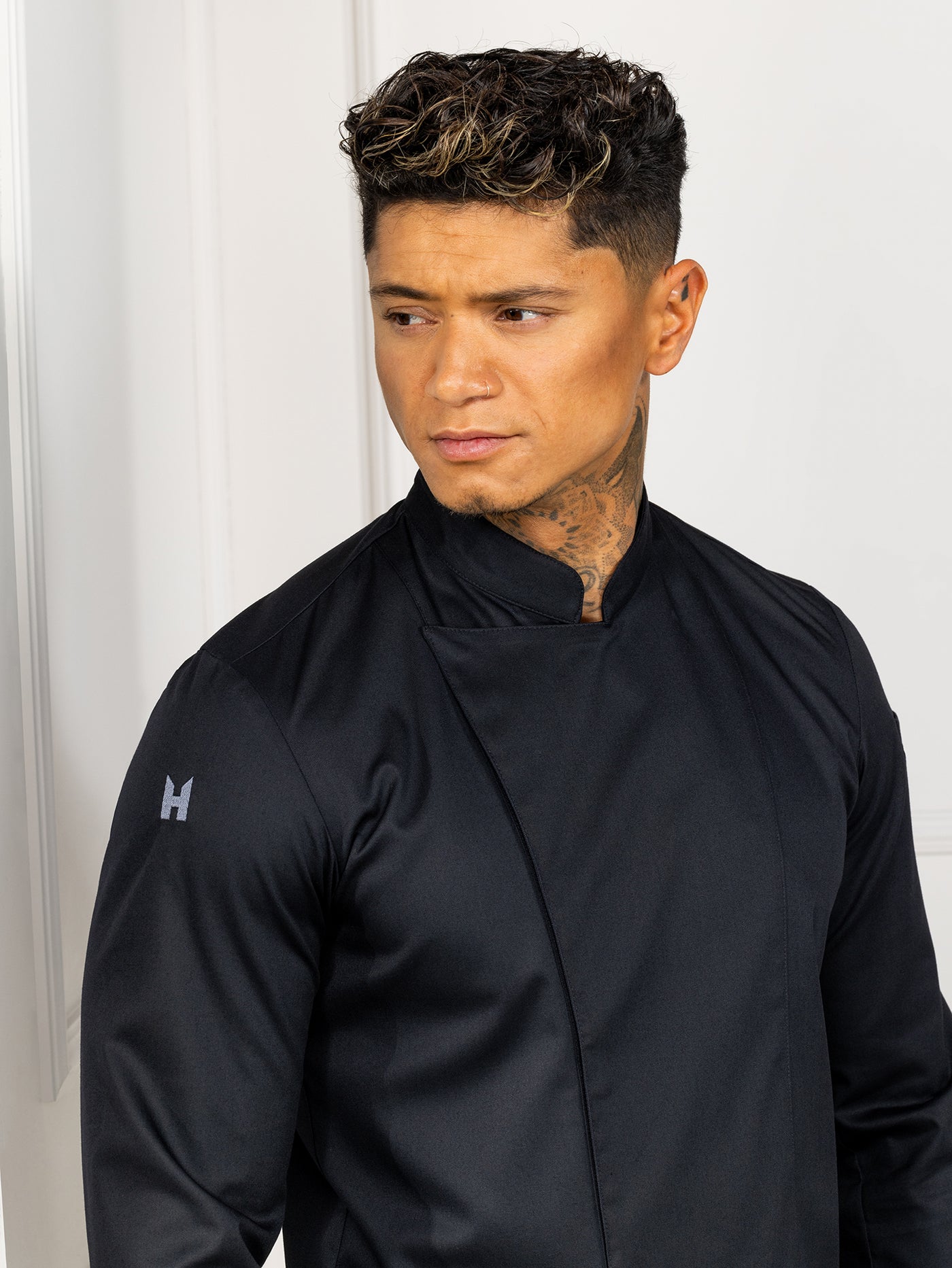 Chef Jacket Dave Black by Le Nouveau Chef